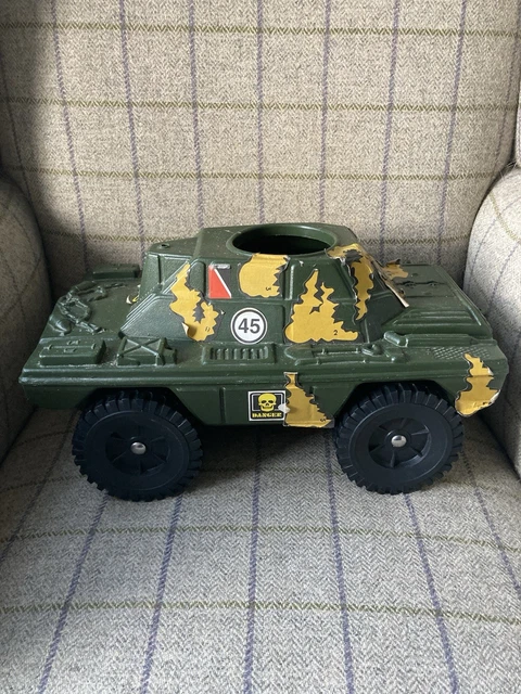 VINTAGE SUNNY SMILE Strike Force Armoured Scout Car Action Man Vehicle ...