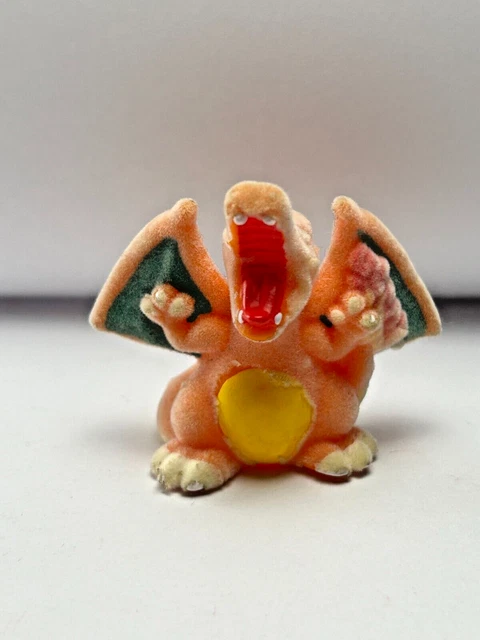 POKEMON KIDS CHARIZARD Flocked Finger Puppet Figure 1996 Bandai ...