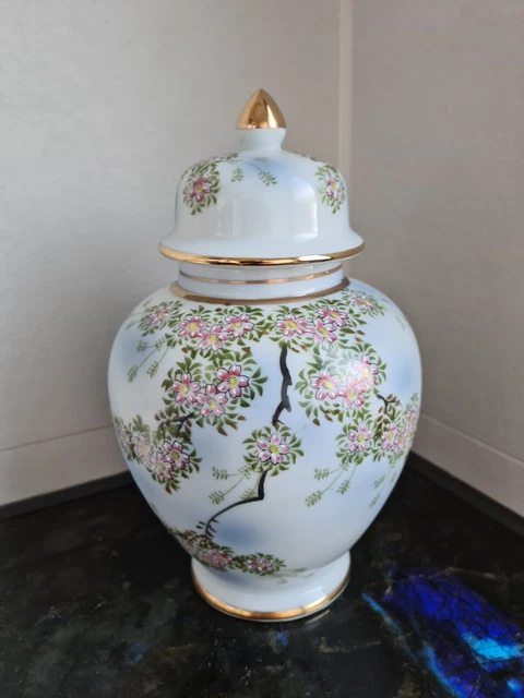 JAPANISCHE PORZELLAN VASE mit Deckel EUR 30,00 - PicClick DE