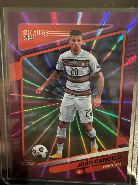 2021-22 DONRUSS ROAD to Qatar Holo Purple Laser #122 Joao Cancelo /99 £ ...