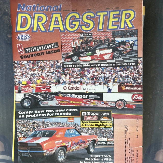 NATIONAL DRAGSTER MAGAZINE 1995 June 9 £5.11 - PicClick UK