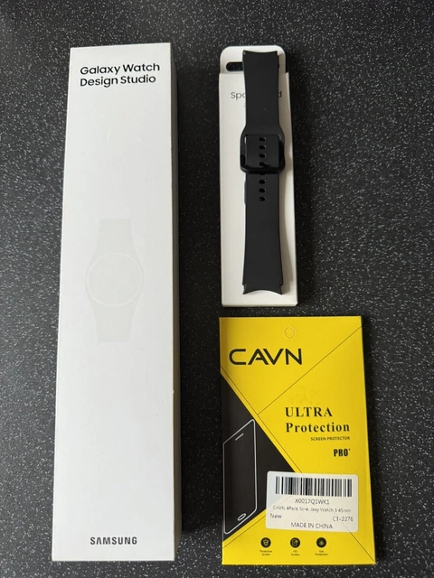 SAMSUNG GALAXY WATCH4 SM-R890 46mm Classic GPS Smartwatch Silver Mint ...