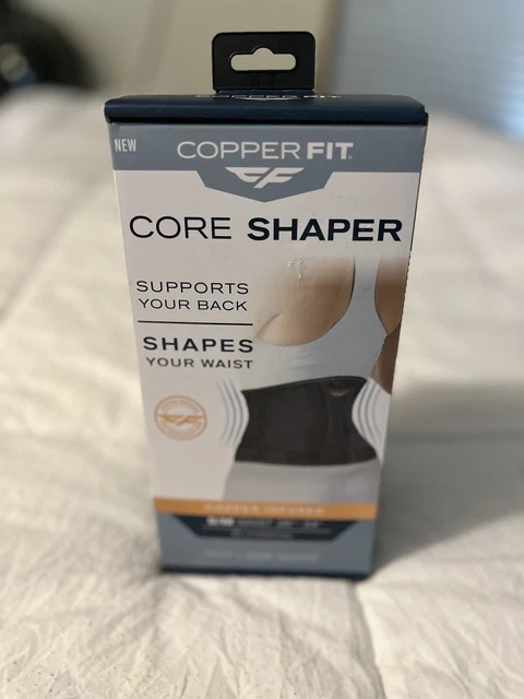 NEW COPPER FIT Core Shaper Women Charcoal S/M Waist 26"-34" £31.55 - PicClick UK