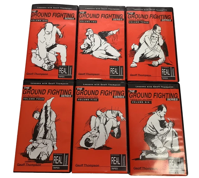GEOFF THOMPSON GROUND Fighting VHS Tape Martial Arts Videos Vol 1-6 ...