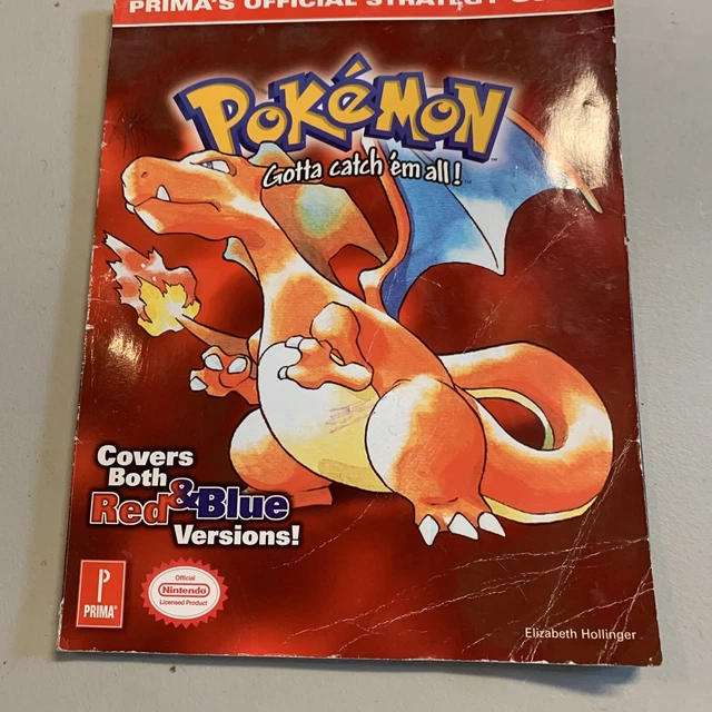 PRIMA'S OFFICIAL POKEMON Red & Blue Version Strategy Guide Charizard ...