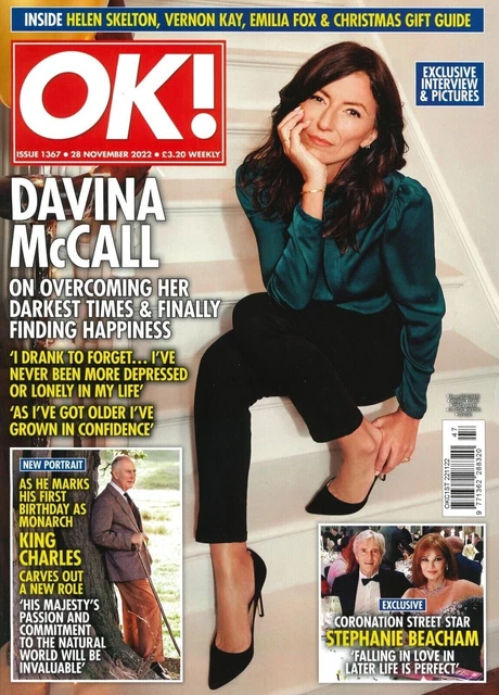 UK OK! MAGAZIN Davina McCall, King Charles, Stephanie Beacham, Corrie ...