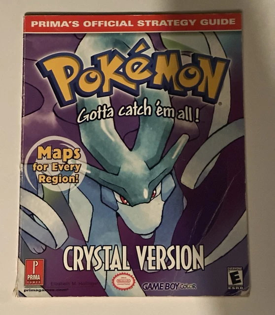 PRIMA'S OFFICIAL POKEMON Crystal Strategy Guide Game Boy Color Rare £94 ...