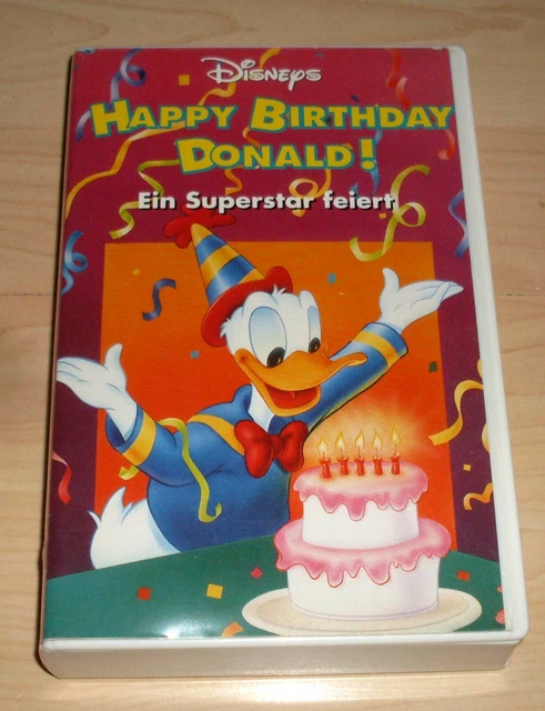 VHS FILM - Walt Disney - Happy Birthday Donald! - Zeichentrick ...
