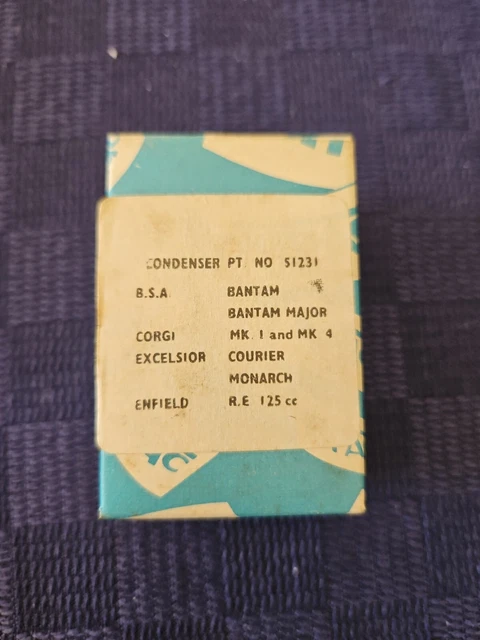 NOS WIPAC BSA Bantam D7 D10 Braker Point Set Condenser Point Set Royal ...