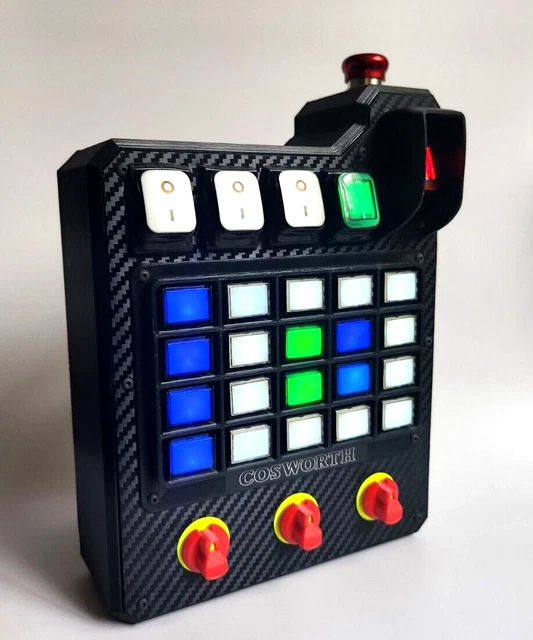 SIMUBOX M4 GT3 Button Box Sim Racing, FANATEC,SIMUCUBE COMPATIBLE,PC ...