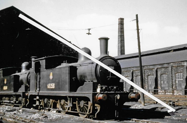 A VIEW OF 68358 & 68364 at west hartlepool shed in 1954 (colour) £1.50 ...