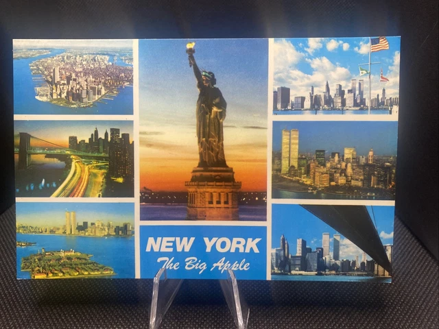 THE BIG APPLE New York City Multiview Postcard E4 £3.97 - PicClick UK