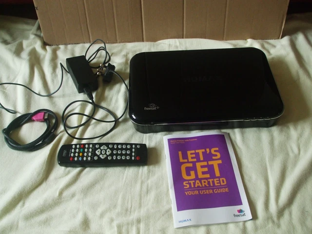 HUMAX HDR-1000S /GB/500G Freesat con registratore TV HD tempo libero - nero EUR 105,07 - PicClick IT