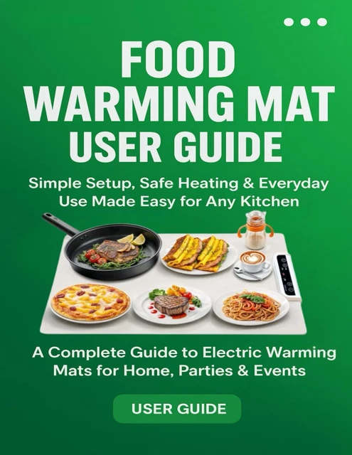 FOOD WARMING MAT User Guide: Simple Setup, Safe Heating & Everyday Use ...