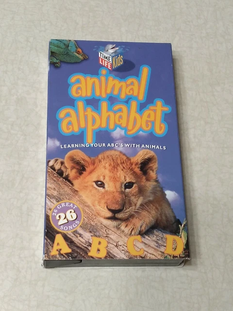 ANIMAL ALPHABET VHS Tape 26 Songs Early Learning EUR 9,82 - PicClick IT