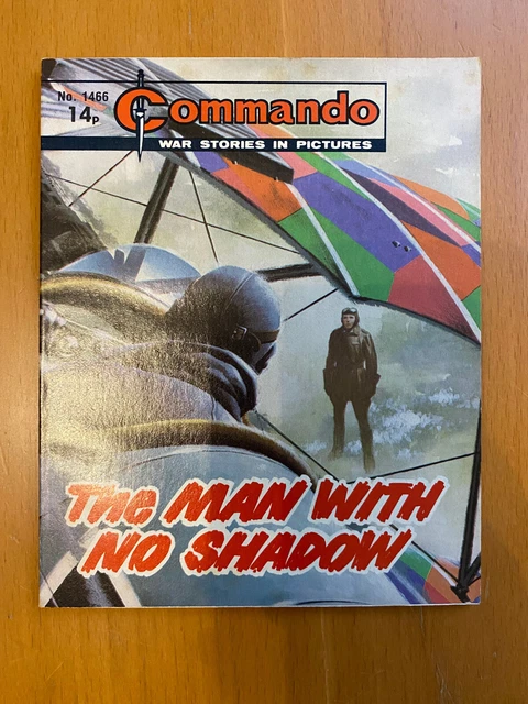 COMMANDO COMIC NUMBER 1466 THE MAN WITH NO SHADOW £3.00 - PicClick UK