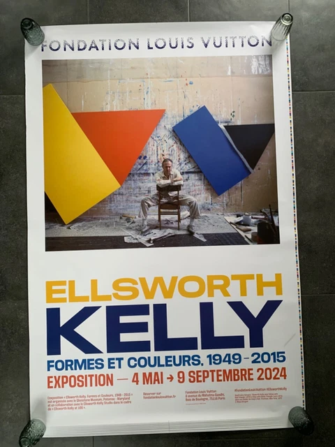 ORIGINAL POSTER 4X6FT KELLY ELSWORTH Fondation Louis Vuitton 2024 EUR ...