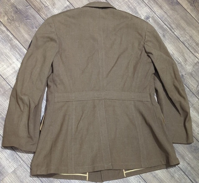 US WW2 UNIFORM Serge Service Jacket M1939 - Dated 1942 - Alaska Defence ...