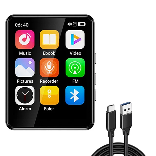 2.4 INCH MP3 Player Support Bluetooth Full Screen HiFi Music Player5140 ...