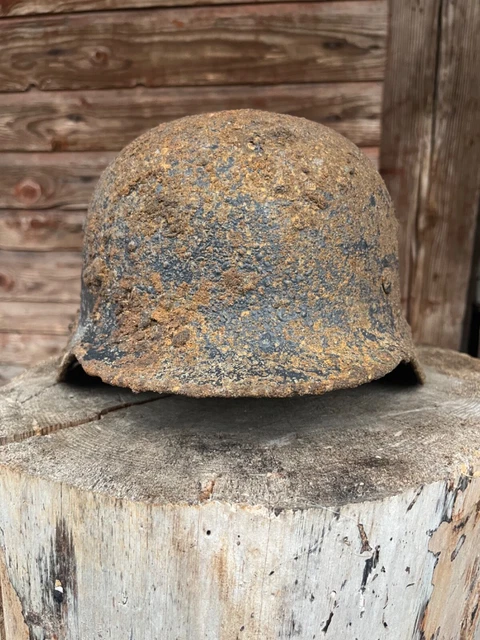 WW2 WWII GERMAN Wehrmacht Luftwaffe combat helmet. Relic £286.92 ...