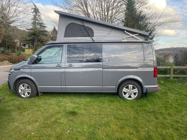 VW T6.1 T32 LWB 4 Motion Reimo Pop top 204 Bhp Extended VW warranty. £ ...