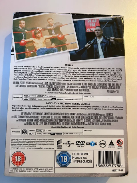 SNATCH/LOCK STOCK AND Two Smoking Barrels Box Set DVD 2008 EUR 9,22 ...
