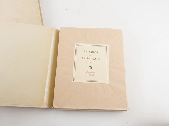 LE PAYSAN ET La Paysanne pervertis Restif de La Bretonne Touchet Mouflon 1948 HC EUR 125,00 ...