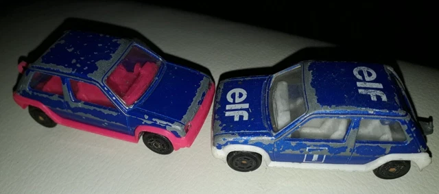 MAJORETTE 205 RENAULT 5 supercinq gt turbo voiture miniature 1/51 ...
