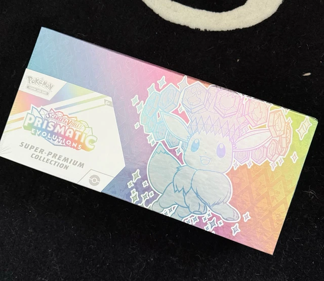 POKEMON TCG PRISMATIC Evolutions Super Premium Collection Box NEW ...