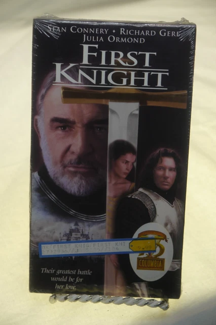 FIRST KNIGHT VHS Columbia Pictures Sean Connery ~ Richard Gere New ...