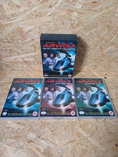 AIRWOLF THE COMPLETE Collection: Seasons 1-3 DVD Box Set Jan-Michael Vincent £24.95 - PicClick UK