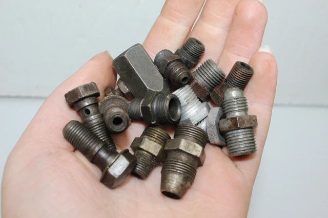HARLEY KNUCKLEHEAD PANHEAD Shovelhead XL Oil Line Fittings Tank Banjo ...
