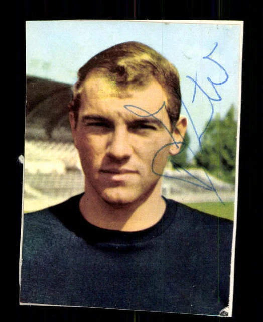 IMMAGINE DA COLLEZIONE Peter Kunter Eintracht Frankfurt Sicker firmata ...