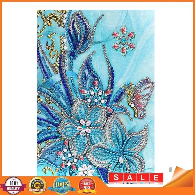 DIY SPECIAL SHAPED Drill Sketchbook 50 Pages Resin Flower Pattern for ...