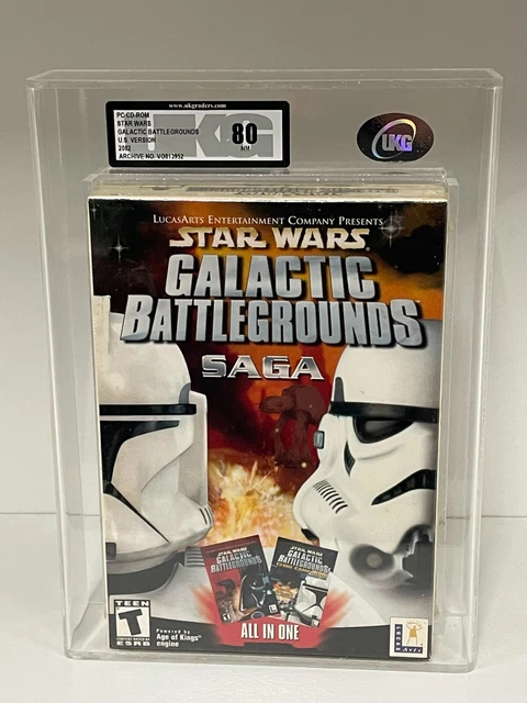 STAR WARS GALACTIC BATTLEGROUNDS SAGA PC CD-ROM Big Small Box UKG ...