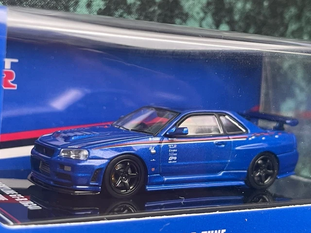 INNO64 NISSAN SKYLINE GT-R R34 NISMO R-Tune Bayside Blue RARE £88.50 ...