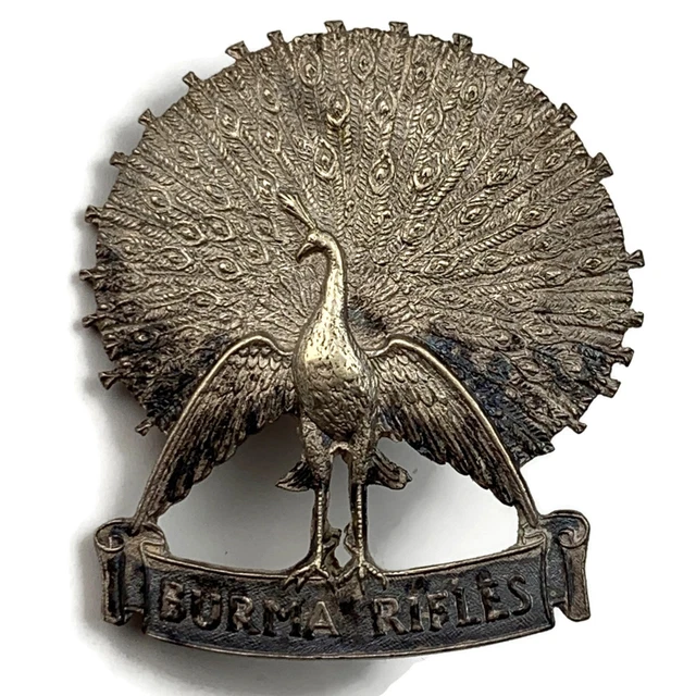 BURMA RIFLES REGIMENT British Imperial Indian Army Burmese India Cap ...