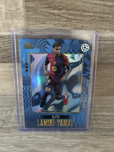 TOPPS 24/25 UCC Gold - Lamine Yamal Auto /49 - Barcelona £11.11 ...