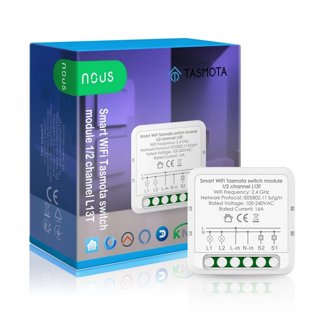 TASMOTA SMART INTERRUTTORE Luce ad Incasso Smart Home Switch con Timer ...