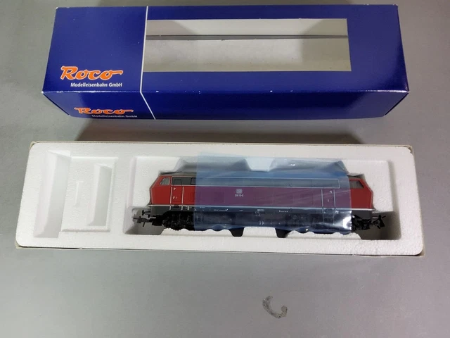 ROCO ECH HO ref 53463 DB Locomotive Diesel 218 110-5 avec boite EUR 99 ...