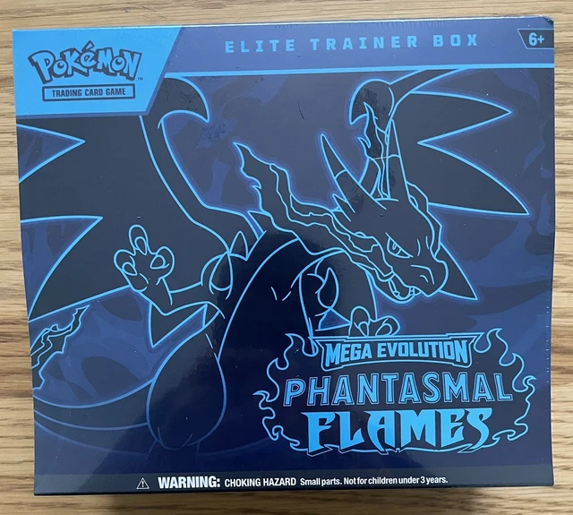 POKÉMON TCG PHANTASMAL Flames Elite Trainer Box 3x £250.28 - PicClick UK
