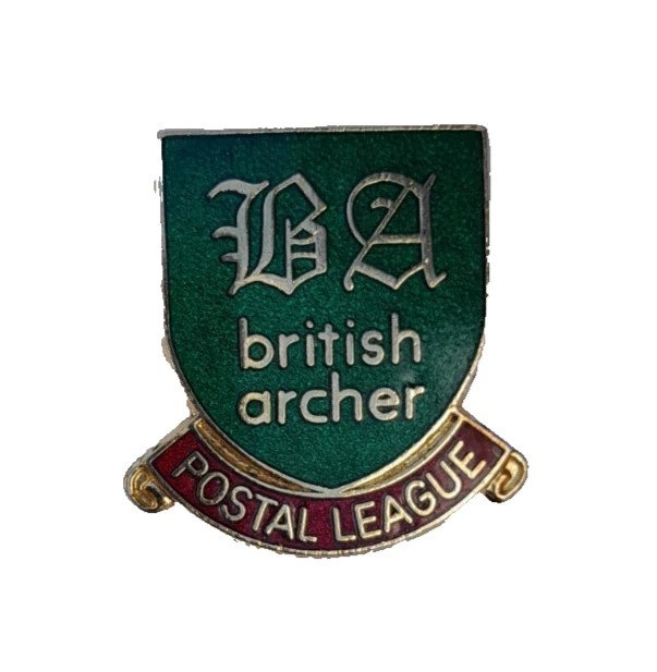 BRITISH ARCHER BA Postal League (Black Scroll) Archery Badge £12.00 ...