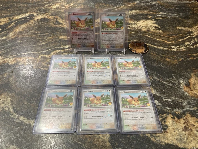 EEVEE PRISMATIC EVOLUTIONS 074/131 Holo Pokemon Day 2025 Stamped Promo ...