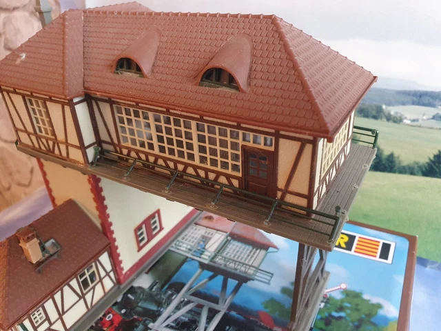 FALLER HO B - 125 Reiterstellwerk Club Modell gebaut OVP Anleitung ...
