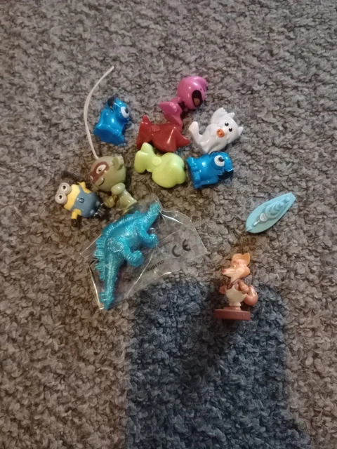 MIXED PLASTIC MINI Figures Toys Bundle Crazy Bones Disney Pixar ...