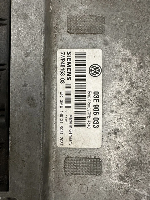 PLUG&PLAY (ENTSPERRT) MOTORSTEUERGERÄT ECU VW Seat Siemens 5WP40163 ...