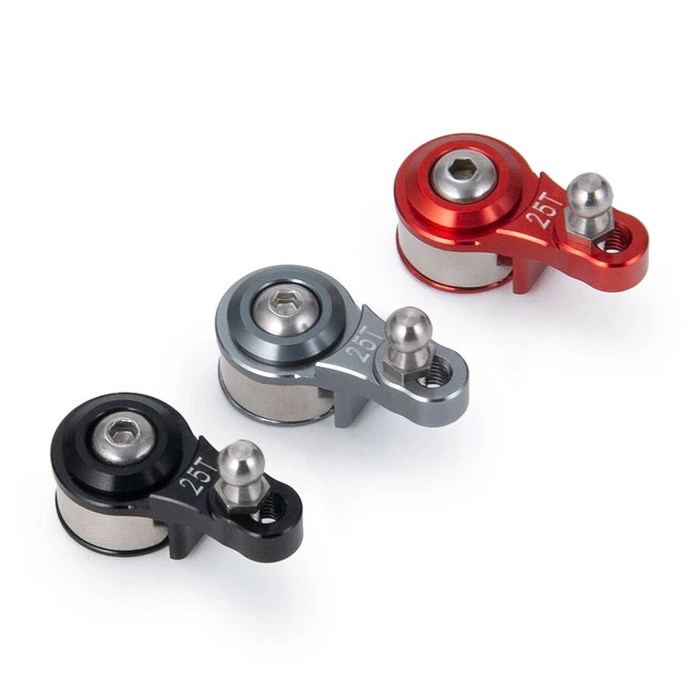 2PCS 25T METALL Lenkung Servo Arm Horn für RC TRX-4 1:10 Defender ...