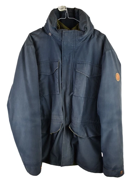 TIMBERLAND MENS LAYERING System Thick Heavy Winter Jacket Blue Size XL ...