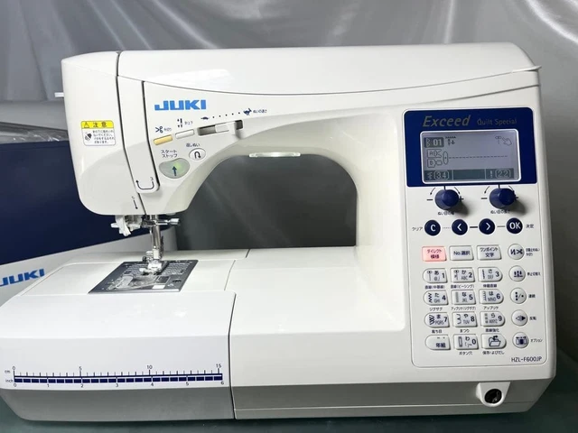 JUKI EXCEED HZL-F600JP Computerized Sewing and Quilting Machine used £ ...