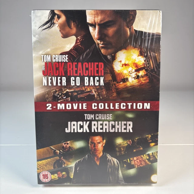 JACK REACHER 2-MOVIE Collection DVD 2017 Tom Cruise Action Thriller New ...